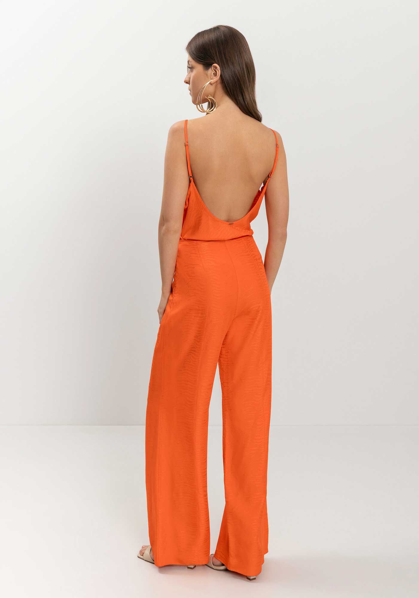 Calça Com Cintura Alta E Zíper Em Jacquard Zebra | Lez a Lez